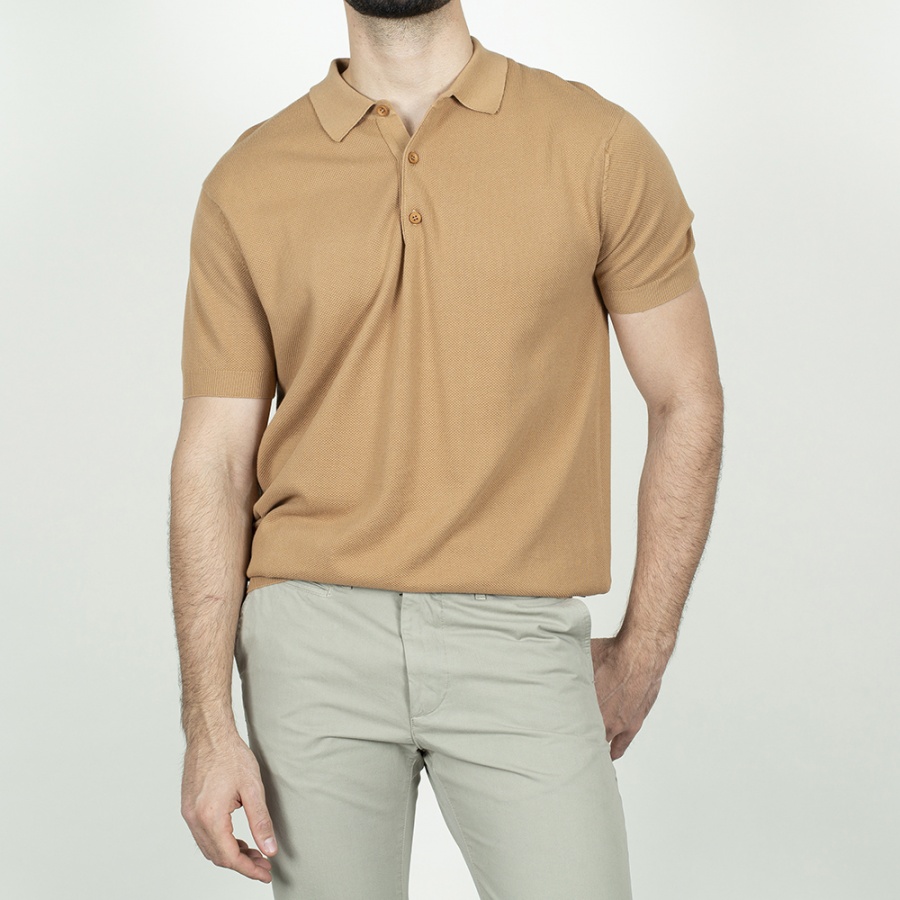 Polo Pardo marrón Tenkey | TENKEY